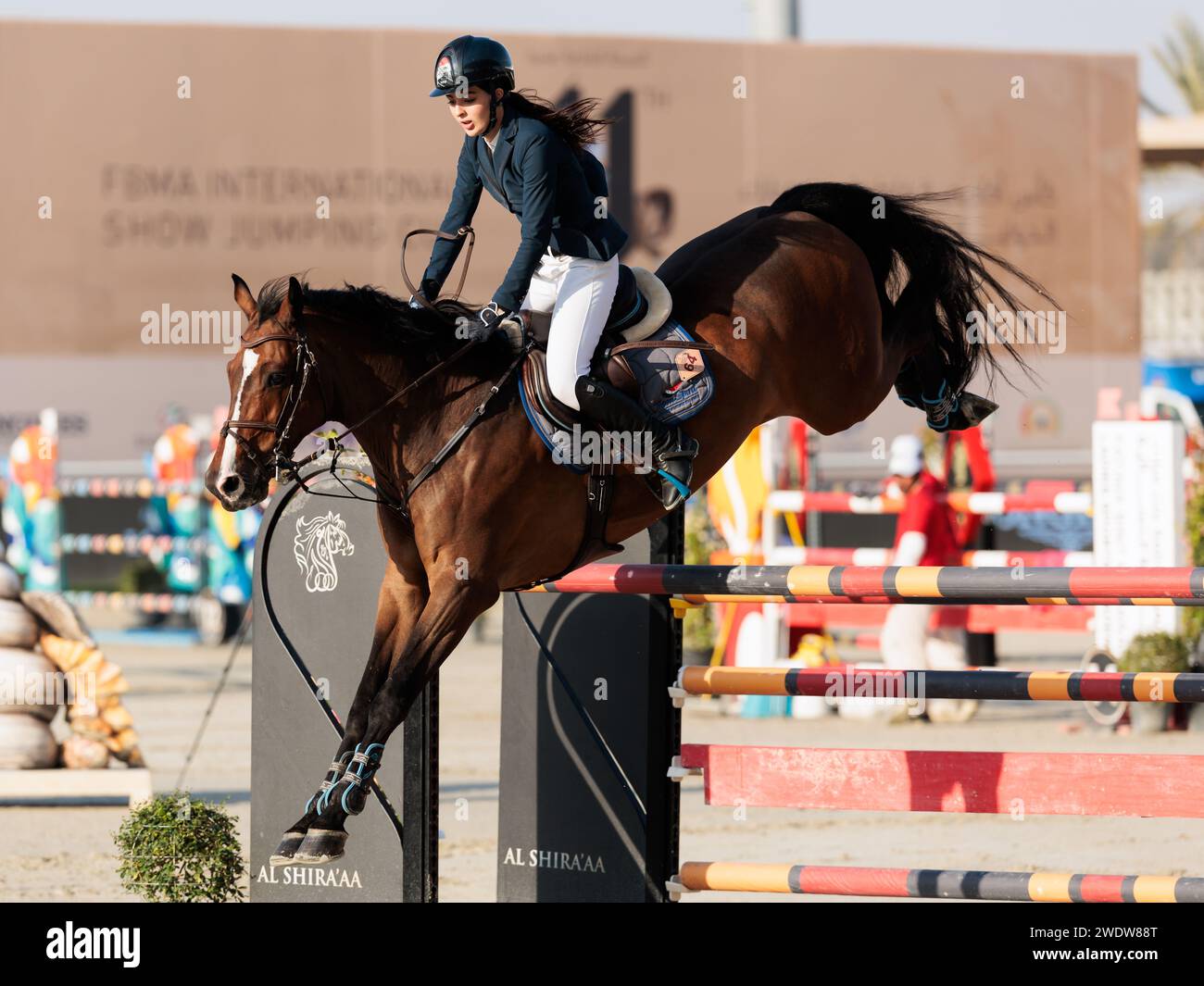 Al Maqam, United Arab Emirates. 21st Jan, 2024. Sham Al Assad of Syria ...
