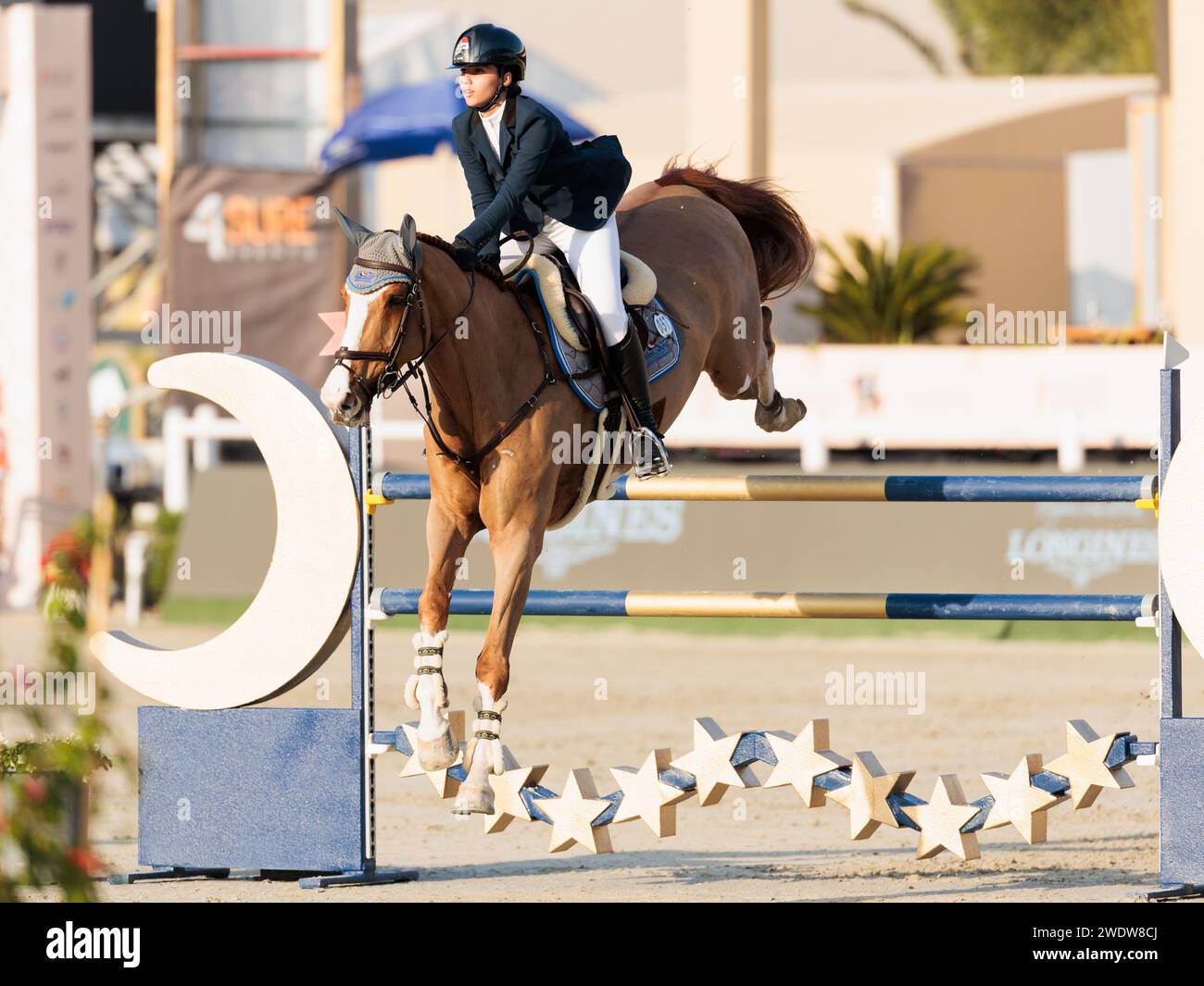 Al Maqam, United Arab Emirates. 21st Jan, 2024. Aya Hamcho of Syria ...