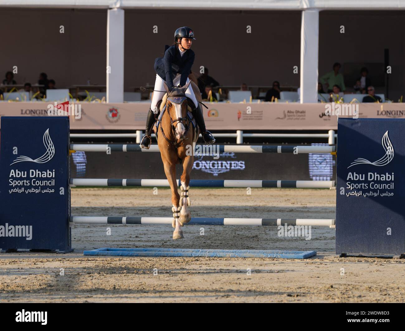 Al Maqam, United Arab Emirates. 21st Jan, 2024. Aya Hamcho of Syria ...