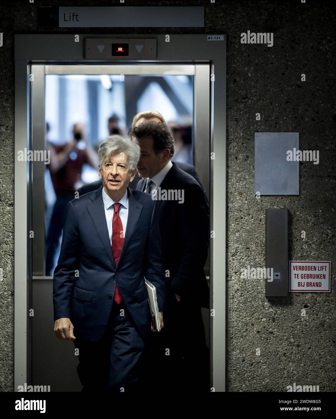 THE HAGUE - Informer Ronald Plasterk arrives for a conversation with ...