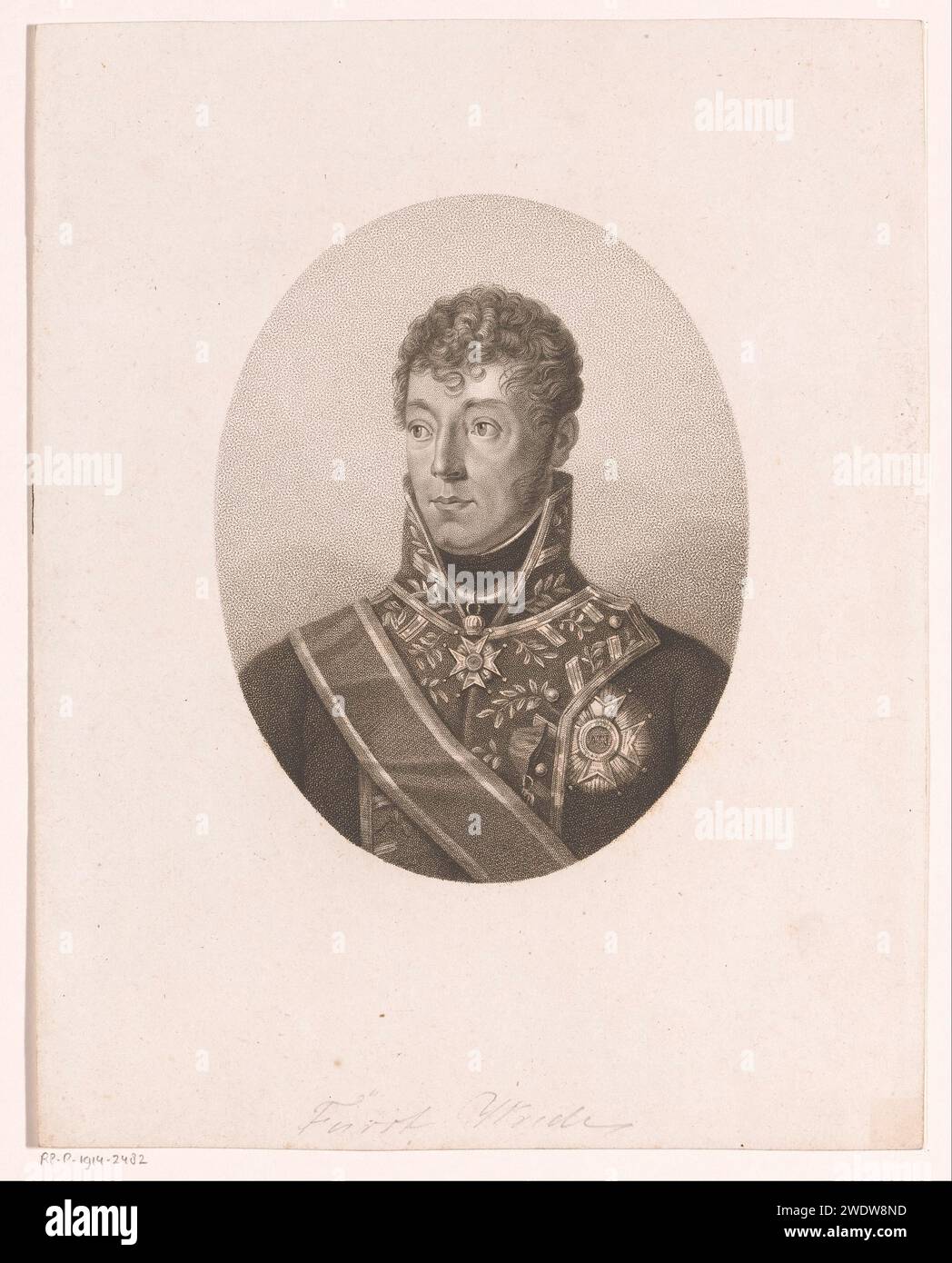 PortraT van Carl Philipp von Wrede, Friedrich Wilhelm Bollinger, 1814 ...
