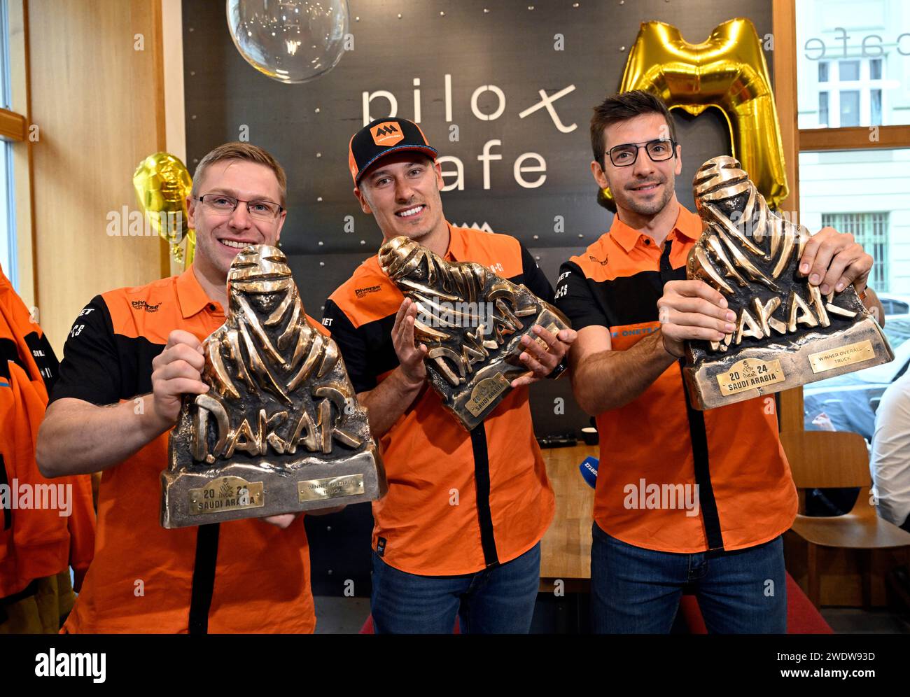 Prague, Czech Republic. 22nd Jan, 2024. Martin Macik's MM Technology ...