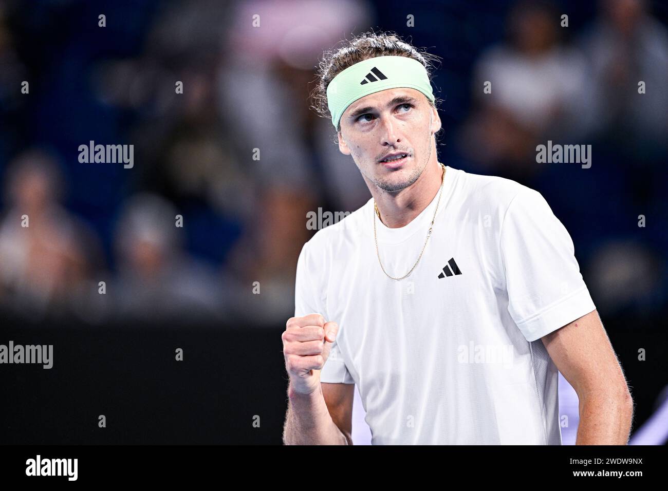 Paris, France. 20th Jan, 2024. Sascha Alexander Zverev of Germany ...