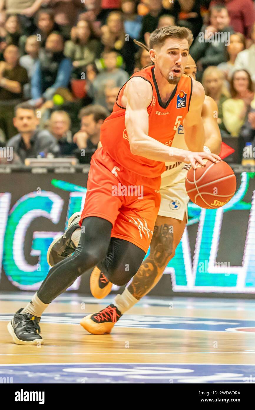 Chemnitz, Deutschland 21. Januar 2024: 1.BBL - 2023/2024 - Niners ...