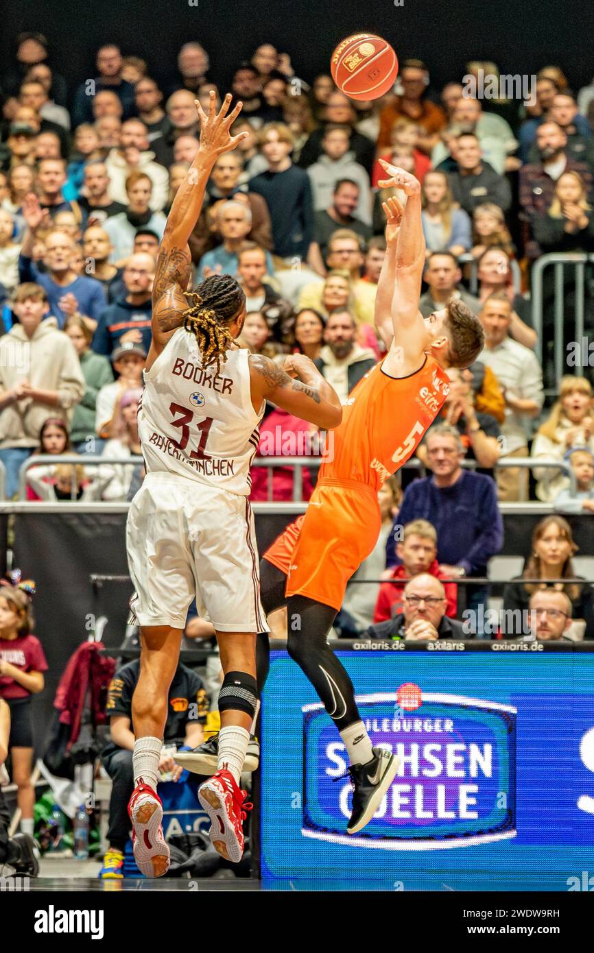 Chemnitz, Deutschland 21. Januar 2024: 1.BBL - 2023/2024 - Niners ...