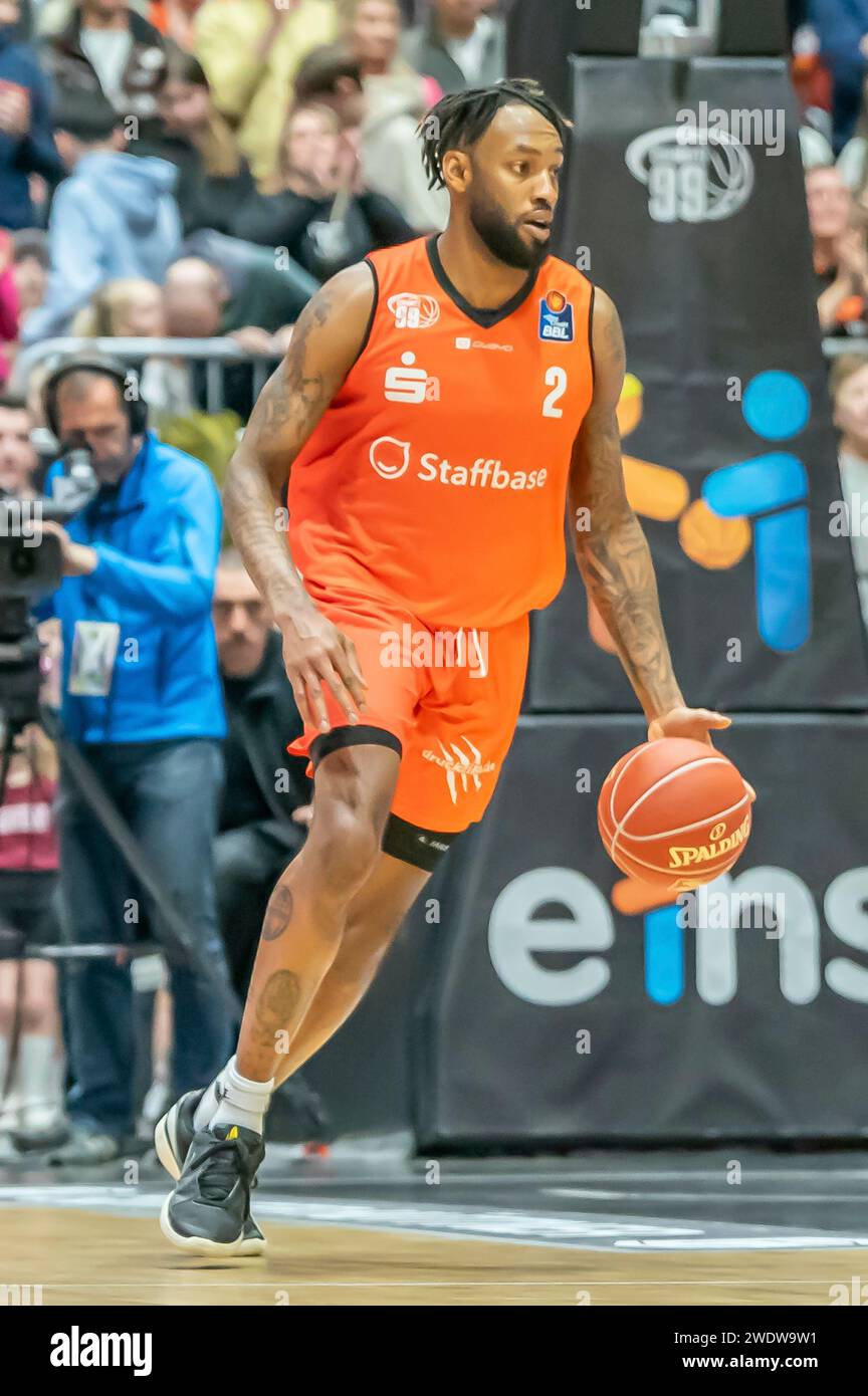 Chemnitz, Deutschland 21. Januar 2024: 1.BBL - 2023/2024 - Niners ...