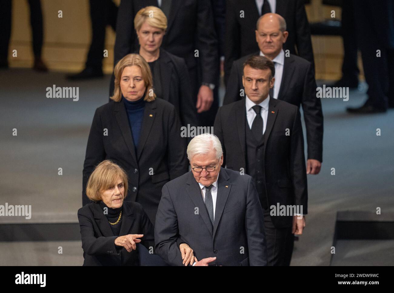 Berlin, Germany. 22nd Jan, 2024. Ingeborg Schäuble, Federal President ...