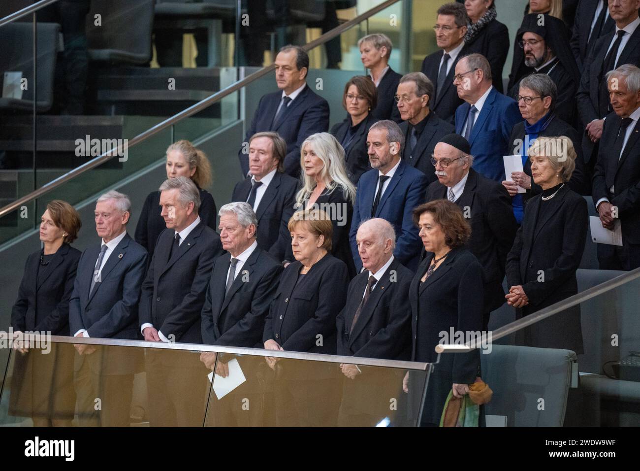 Berlin, Germany. 22nd Jan, 2024. Former Federal Presidents Horst Köhler ...