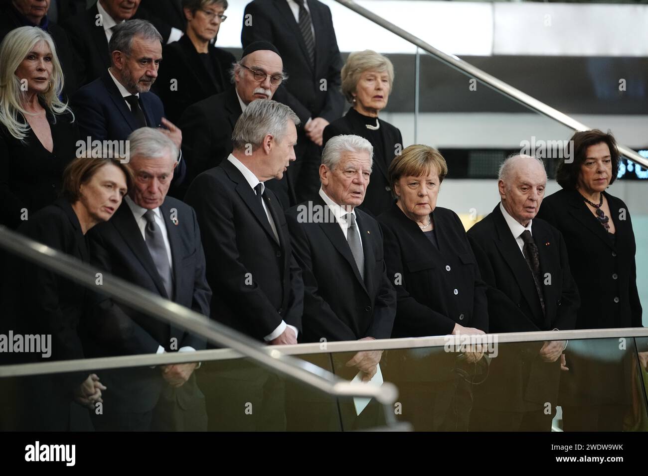 Berlin, Germany. 22nd Jan, 2024. Former Federal Presidents Horst Köhler ...