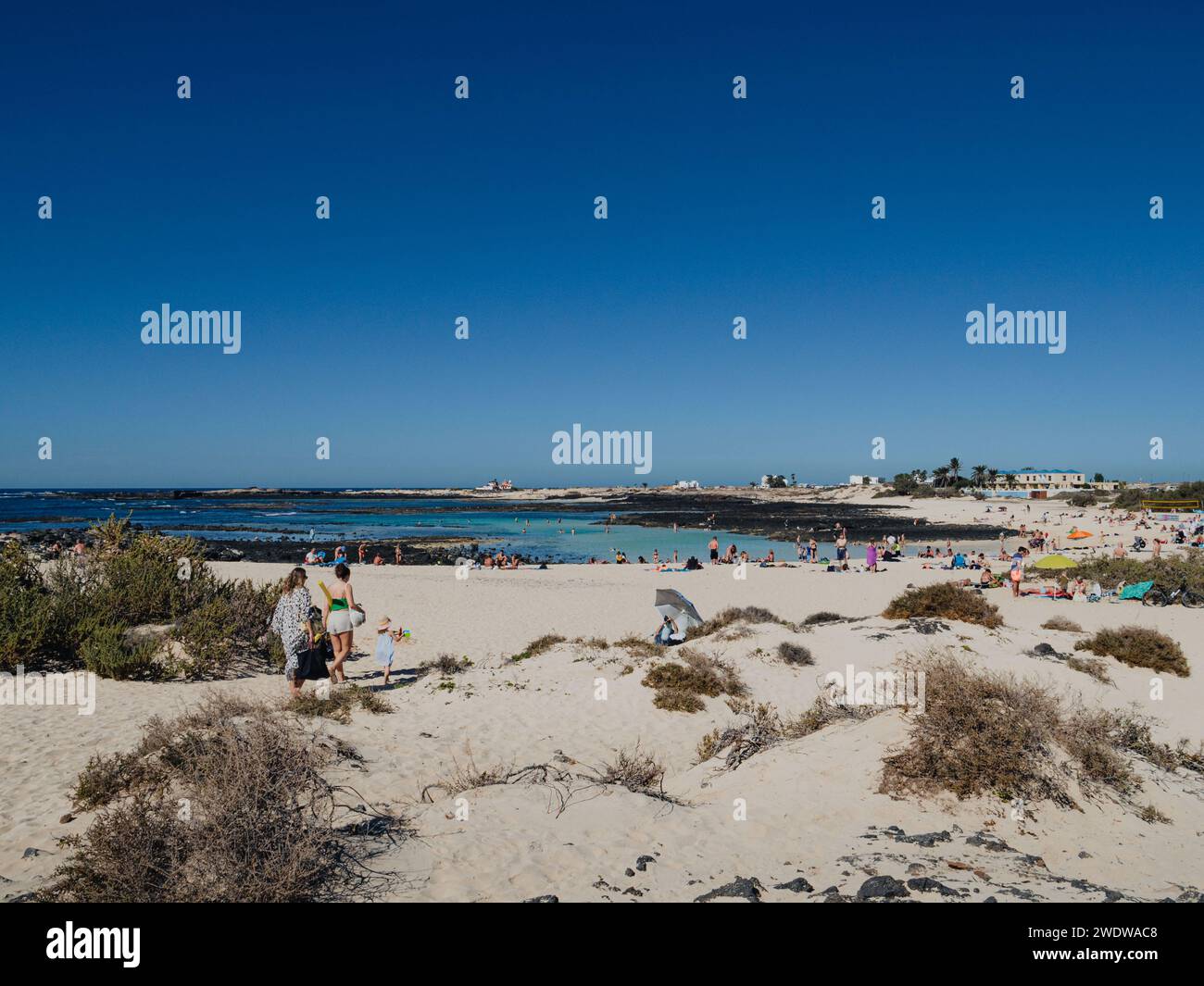 El Cotillo beach in January, El Cotillo, Fuerteventura, Canary Islands ...