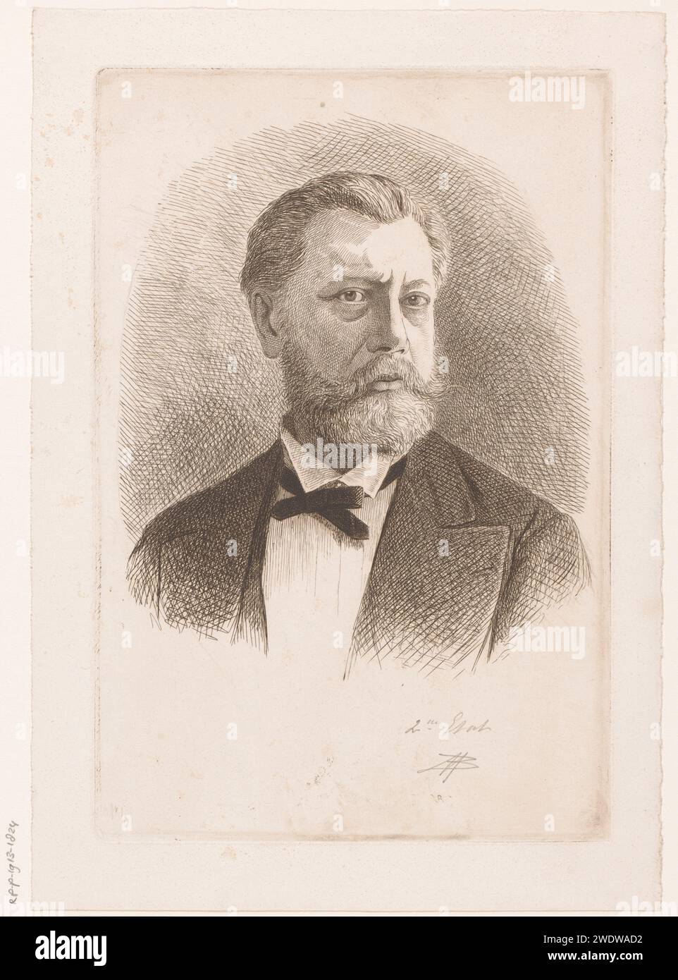 Portrait of Adrien Joseph Verhoevenball, Jean Baptiste Pierre Michiels ...