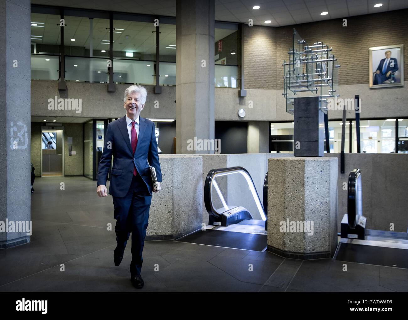 THE HAGUE - Informer Ronald Plasterk arrives for a conversation with ...