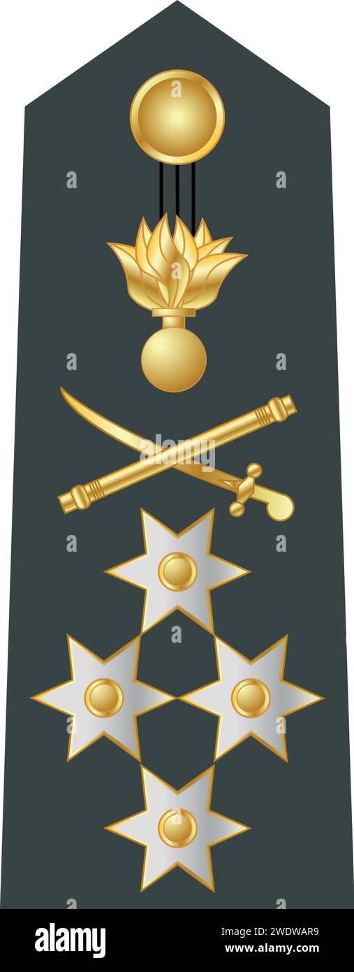 Shoulder pad military officer insignia of the Greece STRATIGOS (FULL ...