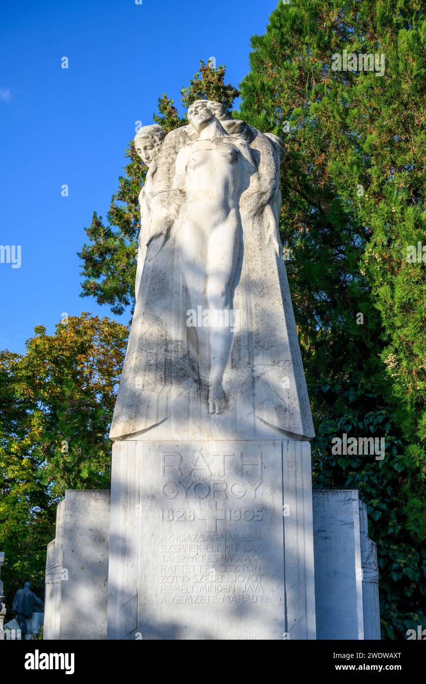 Rath Gyorgy 1828 - 1905 Kerepesi Cemetery Fiume Road National Graveyard Budapest, Hungary ...