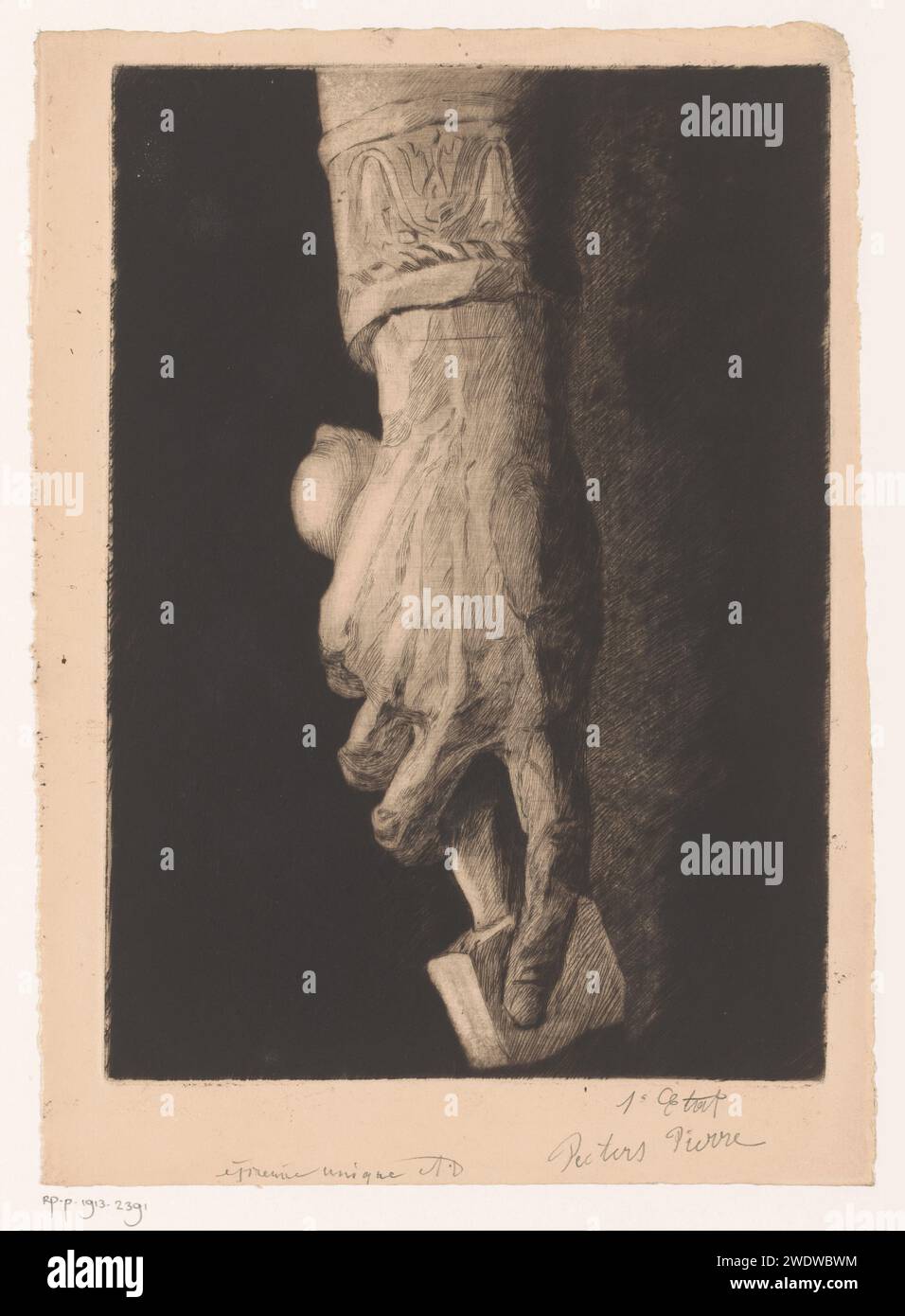 Hand with hilt of a sword, Pierre Peeters, c. 1875 - In or Before 1913 ...