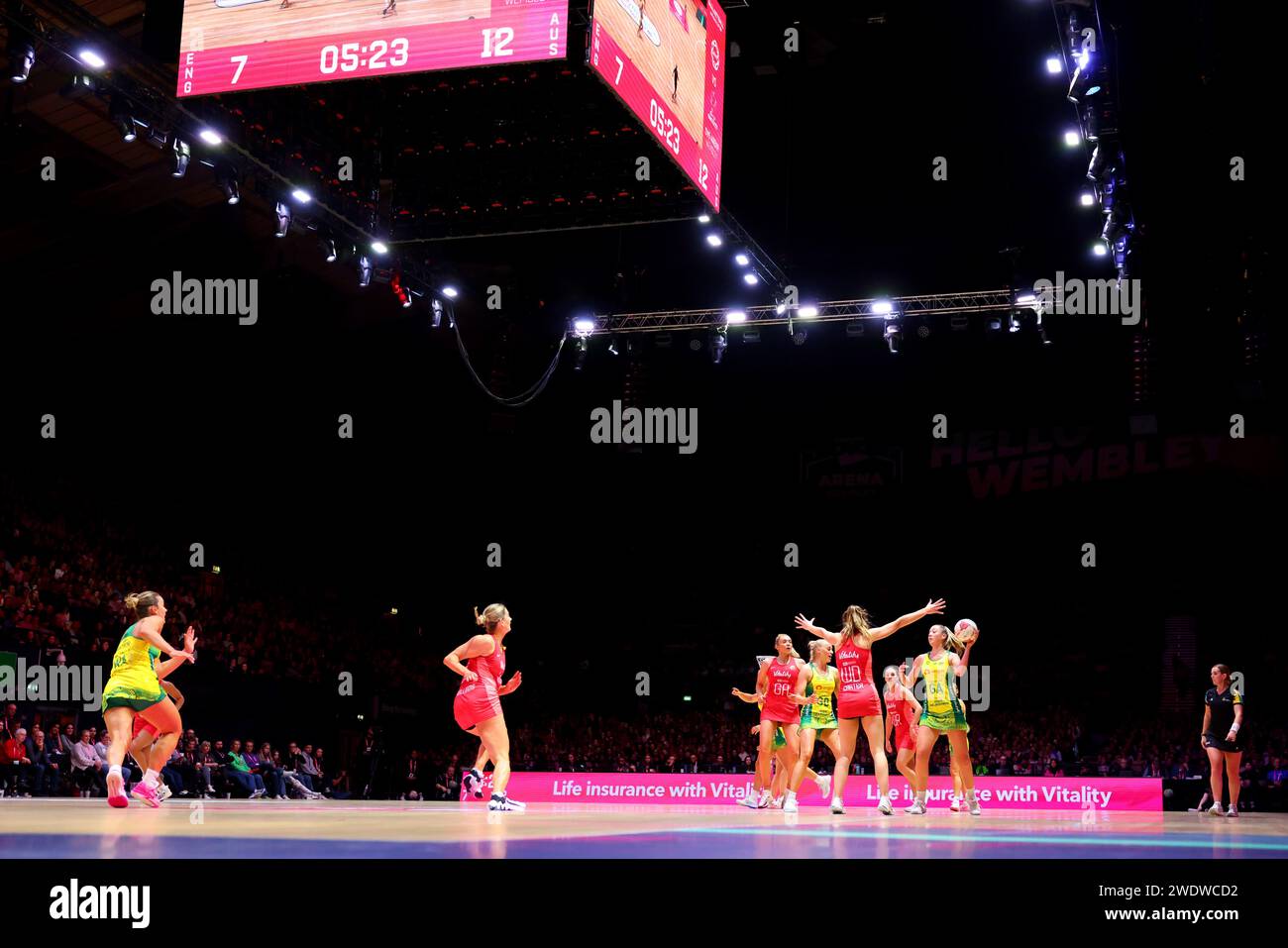 21st January 2024; OVO Wembley Arena, London, England; Vitality Netball ...