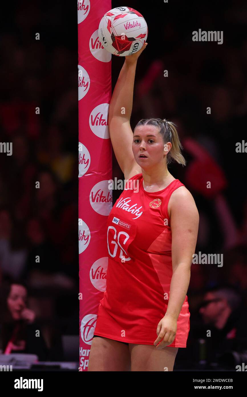 21st January 2024; OVO Wembley Arena, London, England; Vitality Netball ...