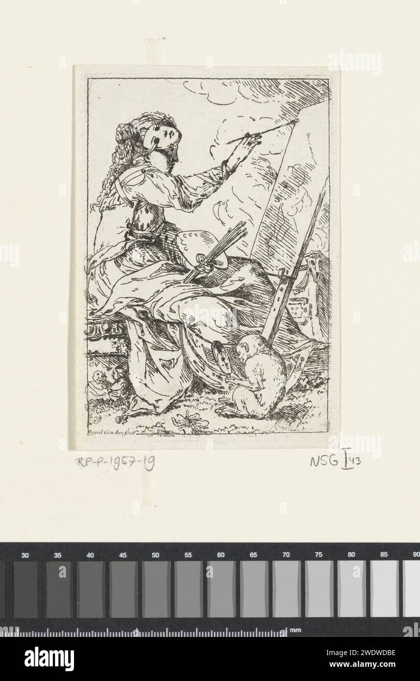 Allegory in painting, Giovanni David, 1753 - 1790 print Allegory of ...