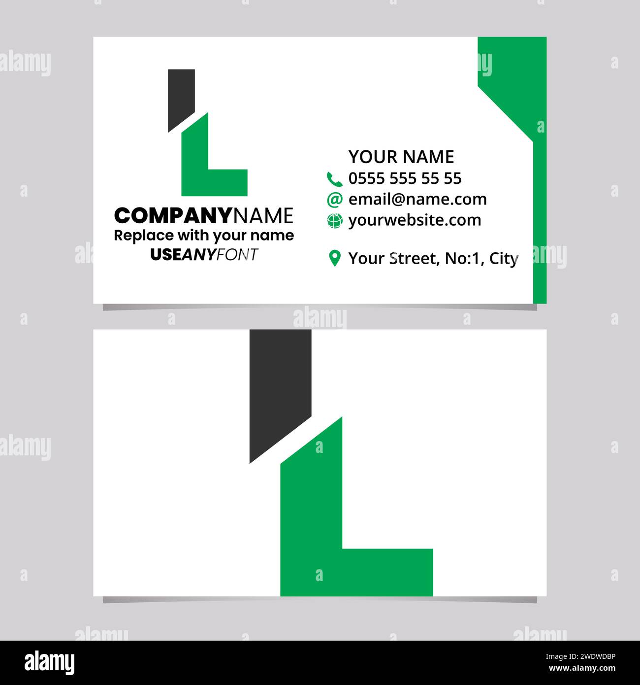 L shaped layout Stock Vector Images - Alamy