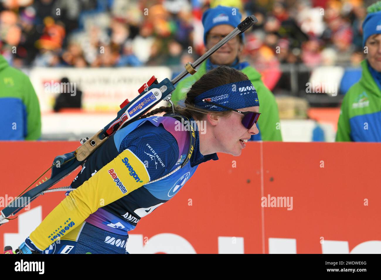 OEBERG Elvira (SWE) in action during IBU Biathlon World Cup 2024 ...