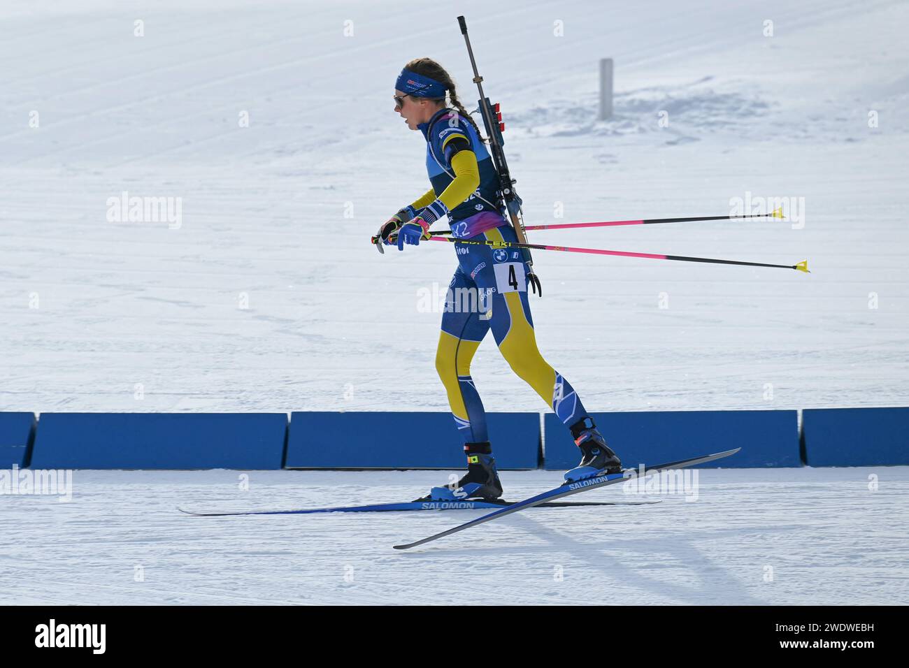OEBERG Elvira (SWE) in action during IBU Biathlon World Cup 2024 ...
