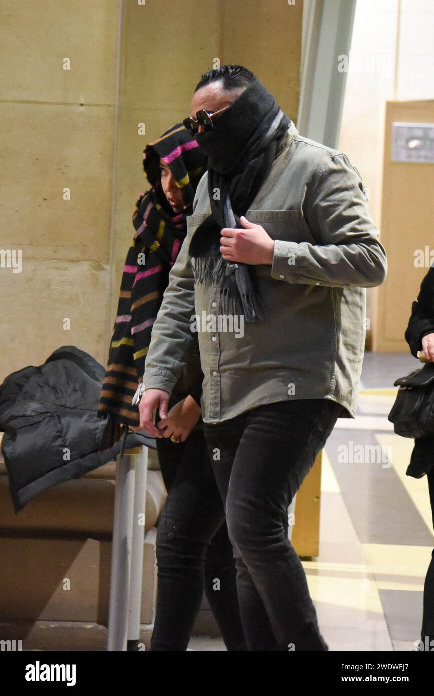 Paris, France. 22nd Jan, 2024. One of Radouane Lakdim's alleged ...