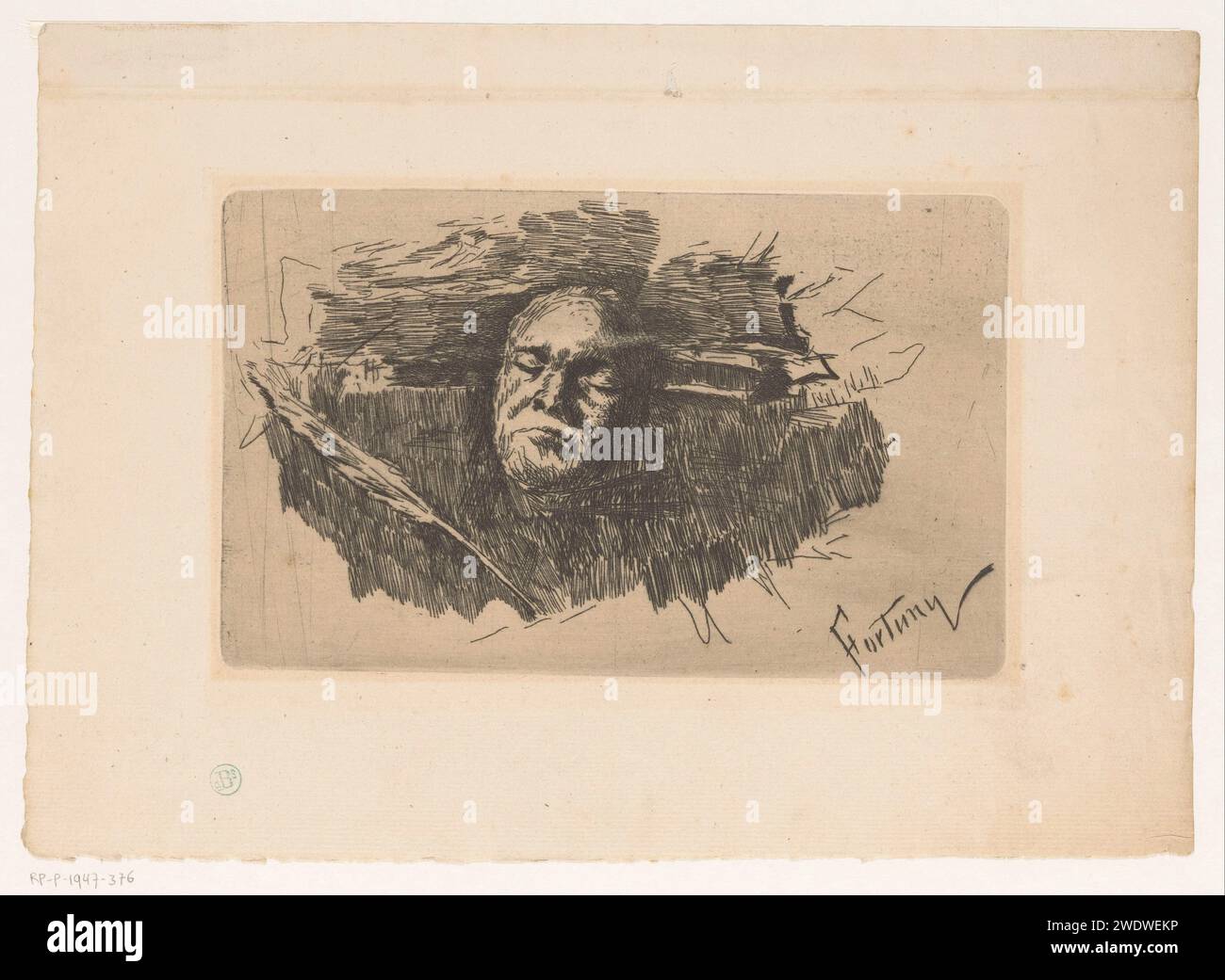Masker van Ludwig van Beethoven, Mariano José Maria Bernardo Fortuny y ...