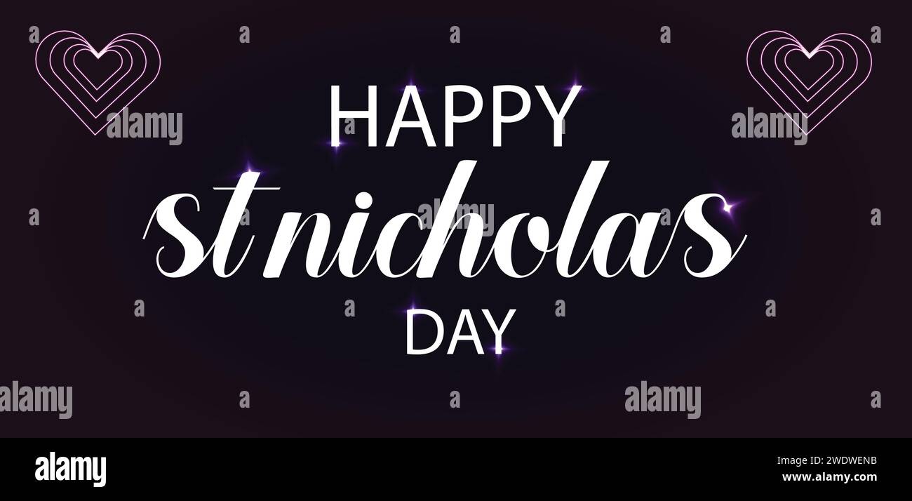 St nicholas poster Stock Vector Images - Alamy