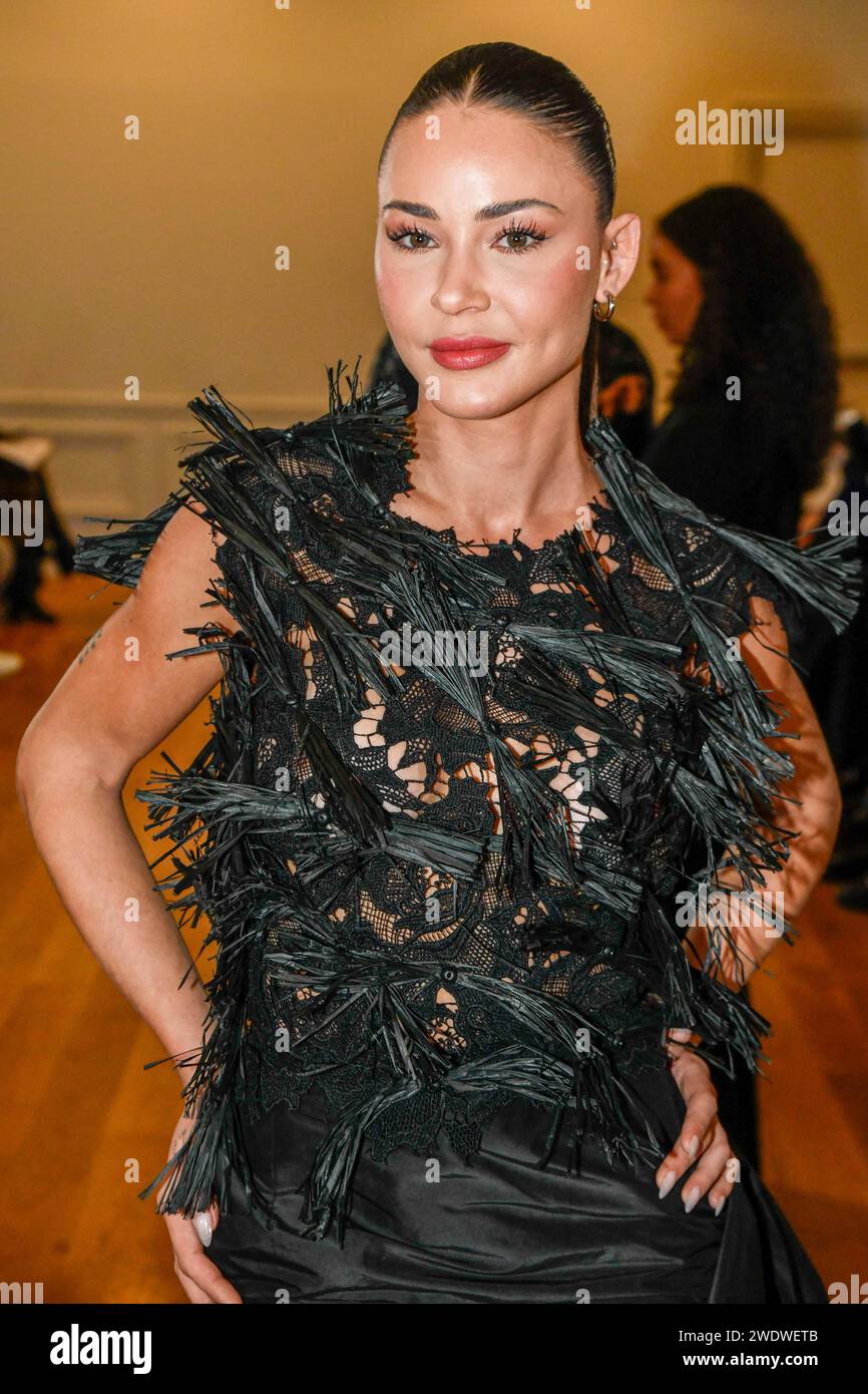 Paris, France. 22nd Jan, 2024. Alix Desmoineaux (alix dmx) attend the ...