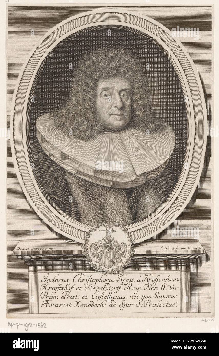 PortraT van Jobst Christoph Kress von Kressenstein, Elias Hainzelmann ...