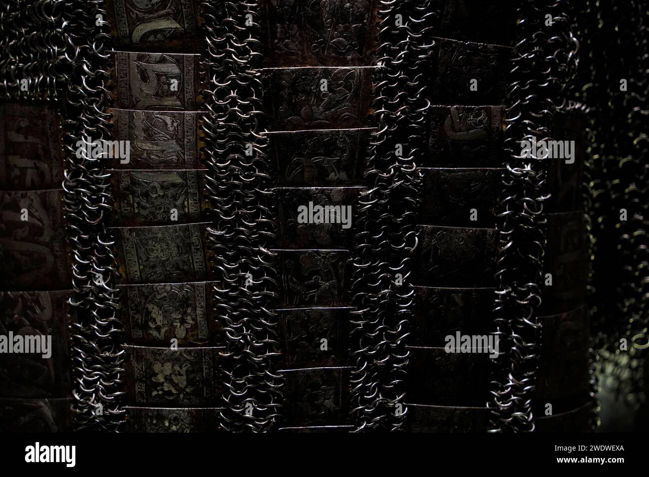 ISTANBUL - TURKEY - JANUARY 5 2024 -Ottoman Chain Armor part of the ...