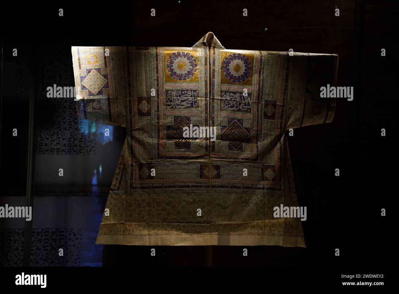 ISTANBUL - TURKEY - JANUARY 5 2024 - Cerimonial Kaftan at the imperial ...