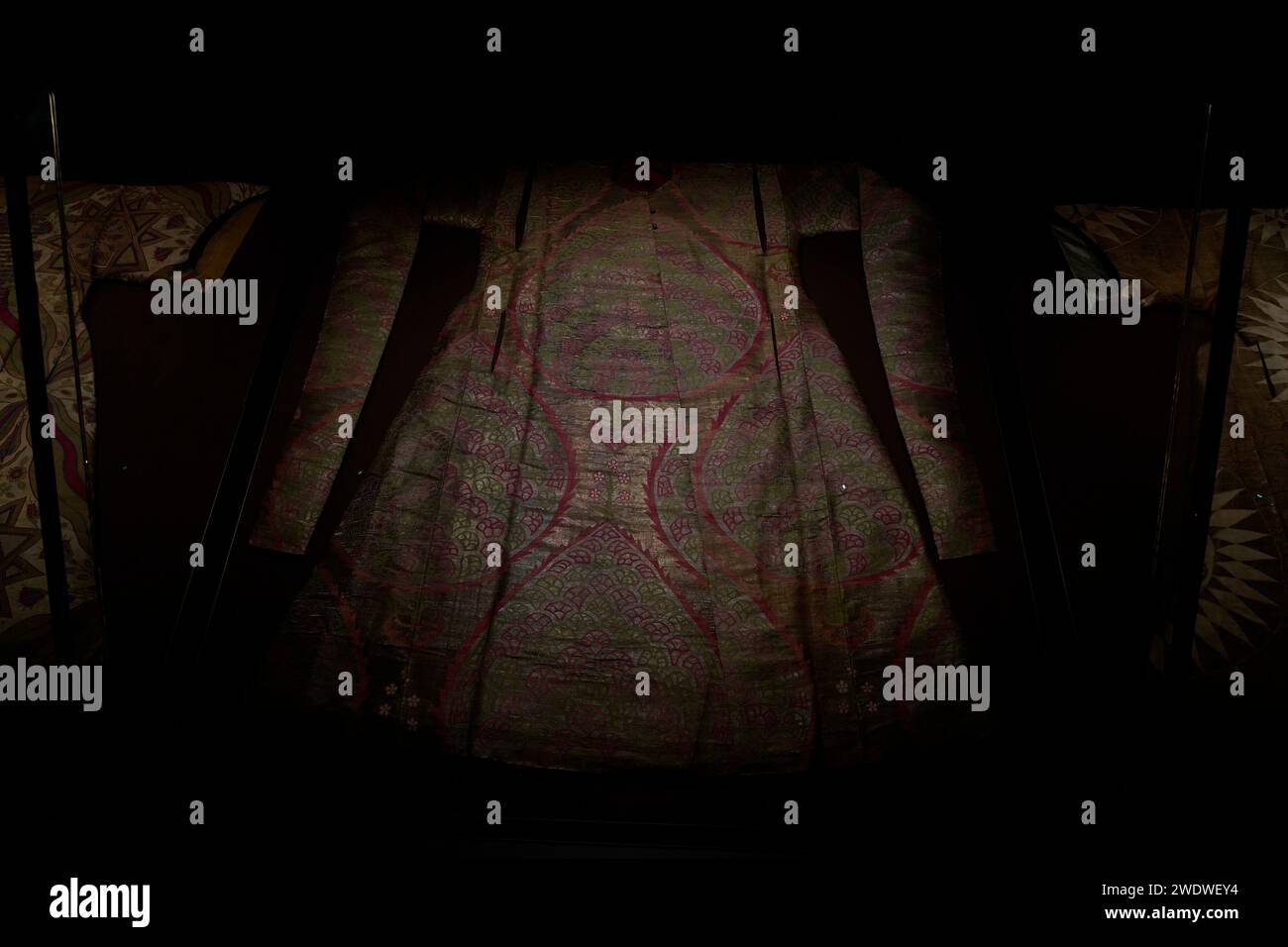 ISTANBUL - TURKEY - JANUARY 5 2024 - Cerimonial Kaftan at the imperial ...