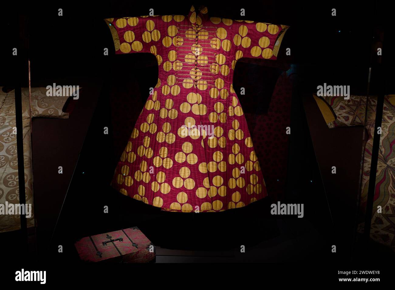ISTANBUL - TURKEY - JANUARY 5 2024 - Cerimonial Kaftan at the imperial ...