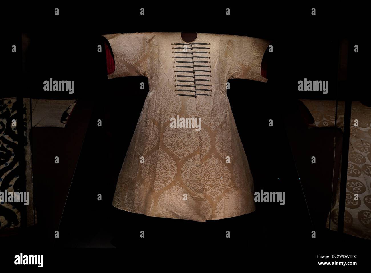 ISTANBUL - TURKEY - JANUARY 5 2024 - Cerimonial Kaftan at the imperial ...