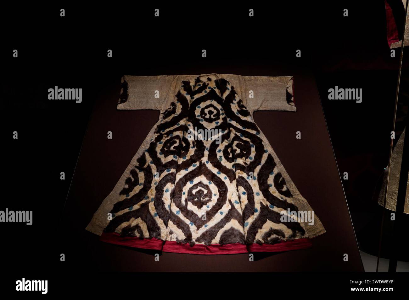 ISTANBUL - TURKEY - JANUARY 5 2024 - Cerimonial Kaftan at the imperial ...