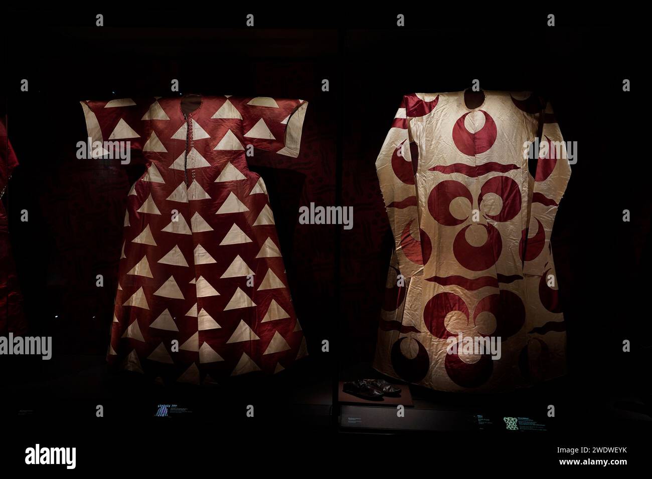 ISTANBUL - TURKEY - JANUARY 5 2024 - Cerimonial Kaftan at the imperial ...