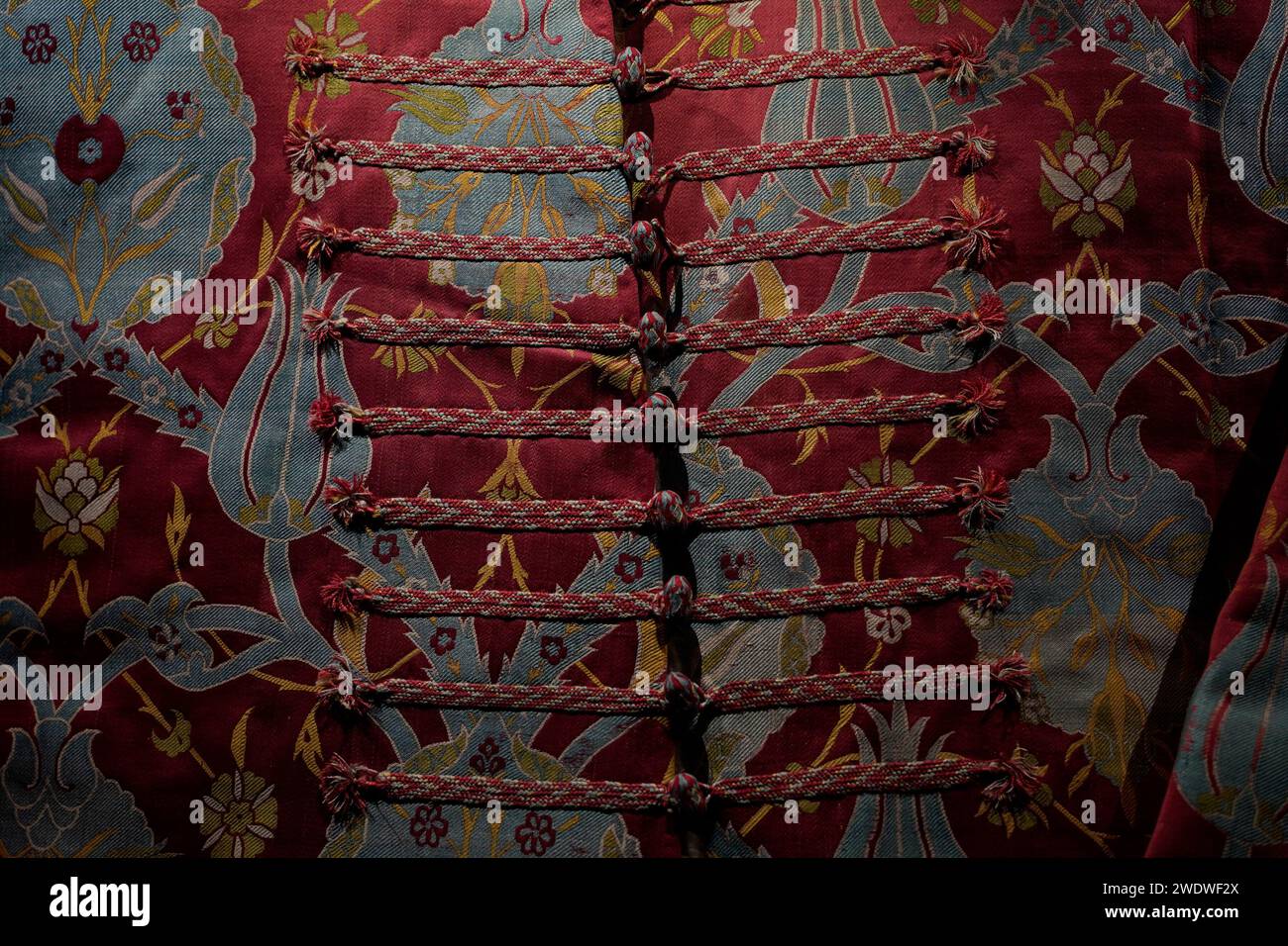 ISTANBUL - TURKEY - JANUARY 5 2024 - Cerimonial Kaftan at the imperial ...