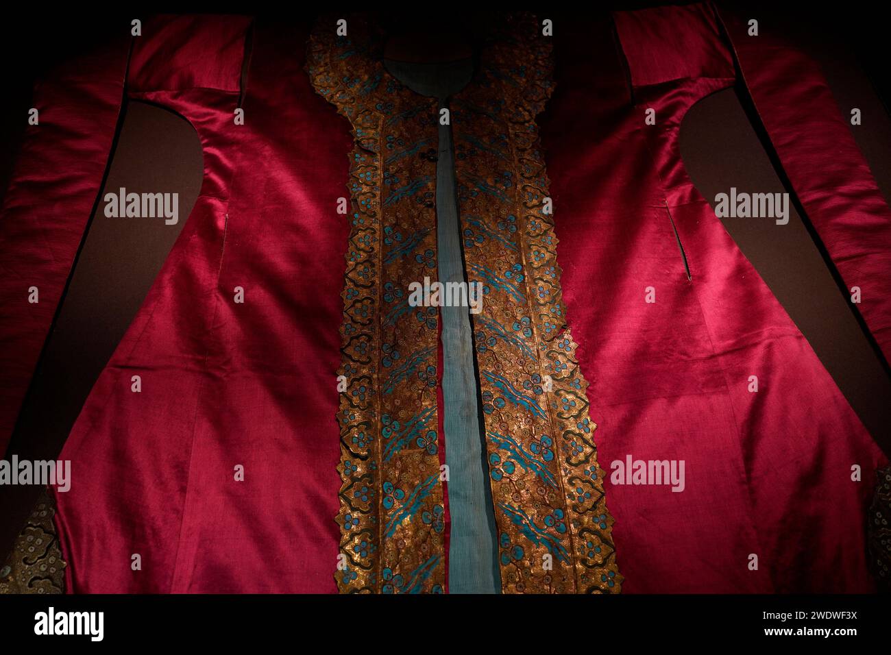 ISTANBUL - TURKEY - JANUARY 5 2024 - Cerimonial Kaftan at the imperial ...