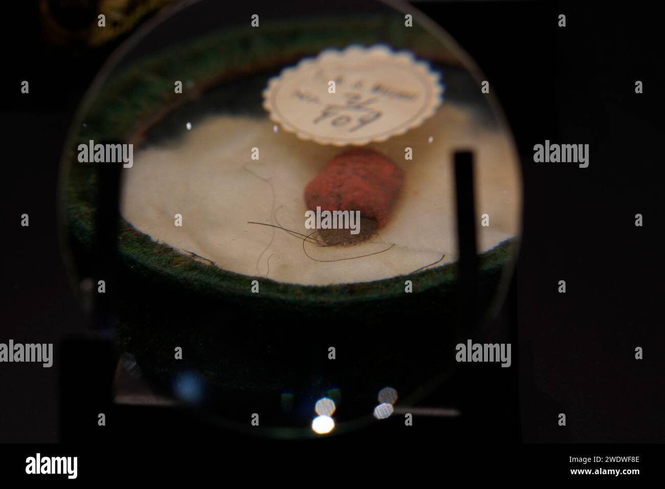 ISTANBUL - TURKEY - JANUARY 5 2024 - A beard hair of Prophet Muhammad ...