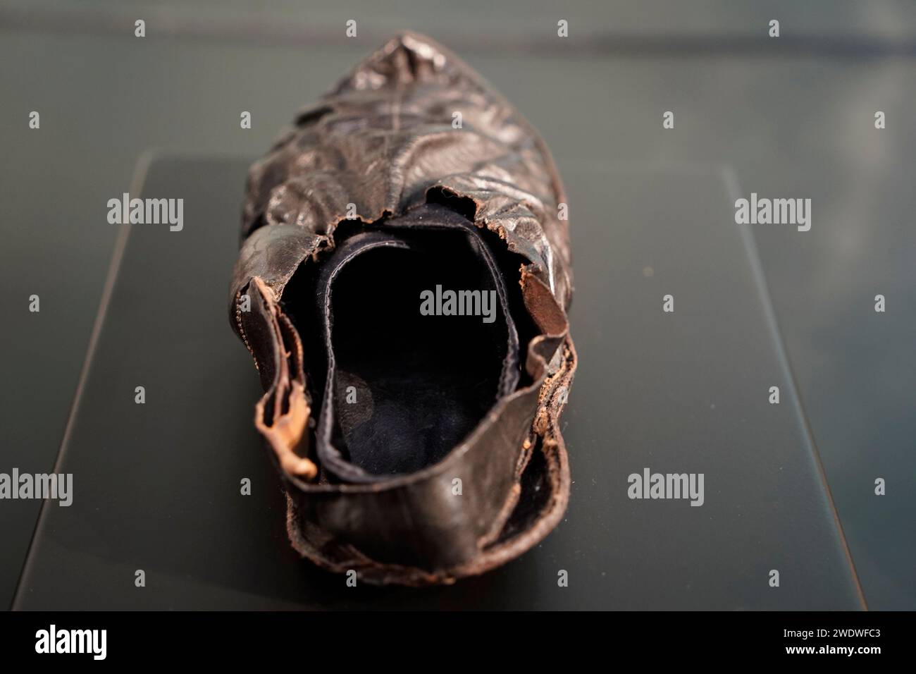 ISTANBUL - TURKEY - JANUARY 5 2024 - Sandal of Prophet Muhammad in the ...