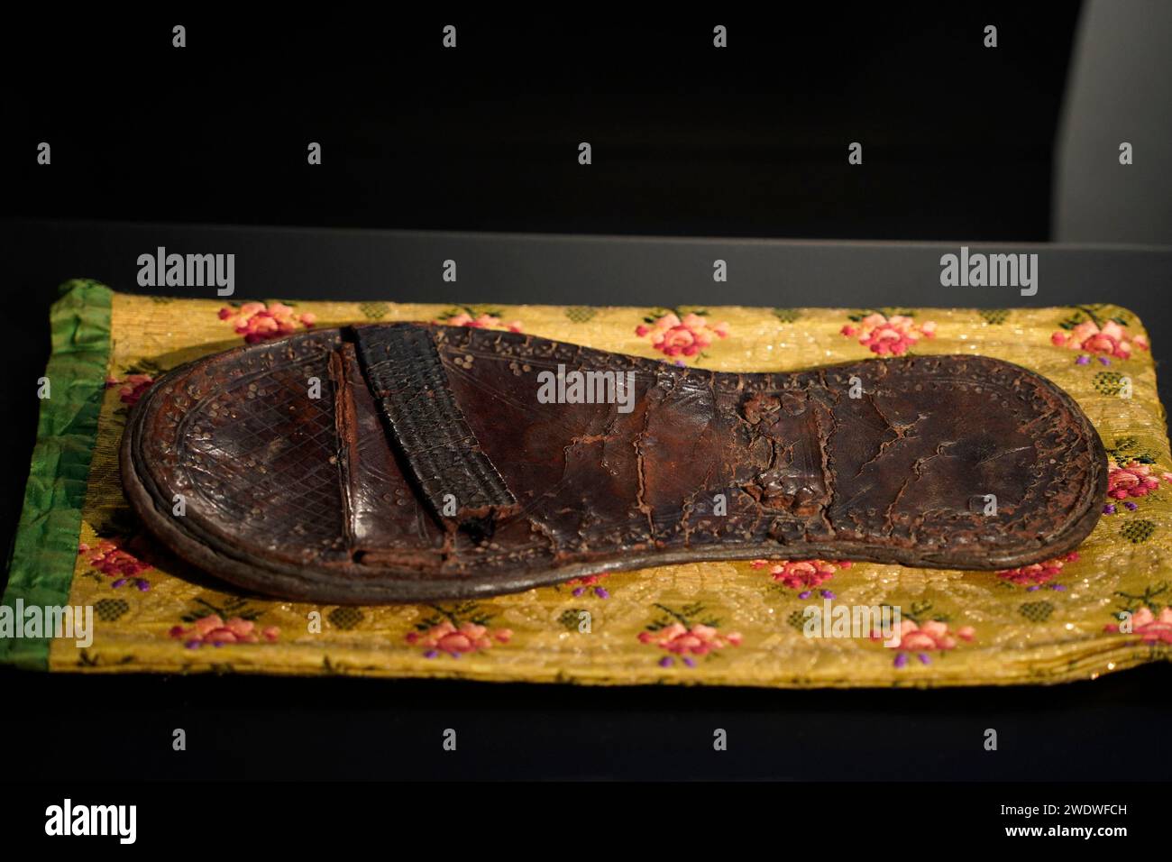 ISTANBUL - TURKEY - JANUARY 5 2024 - Sandal of Prophet Muhammad in the ...