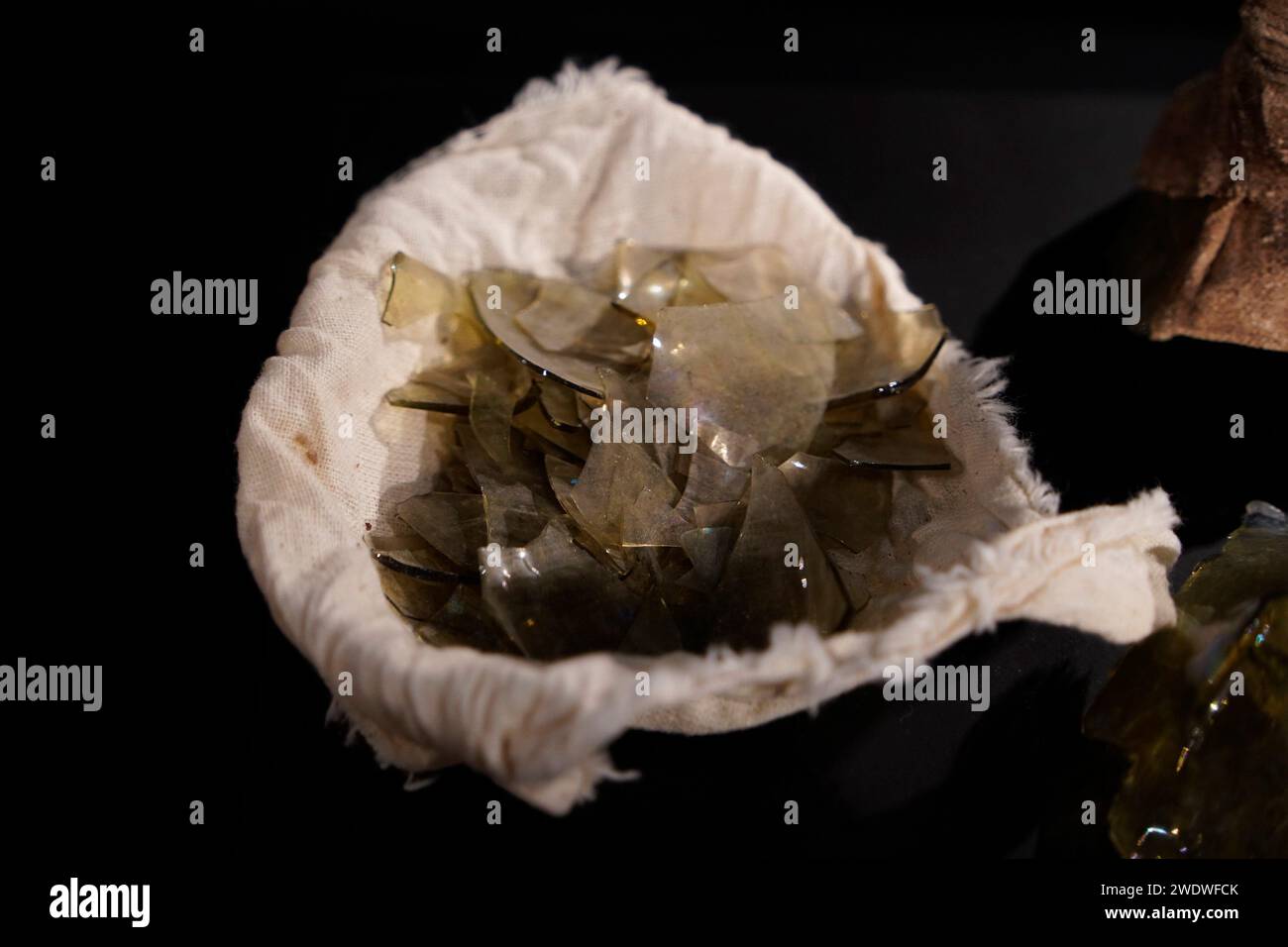 ISTANBUL - TURKEY - JANUARY 5 2024 - Bottle fragments of Prophet ...