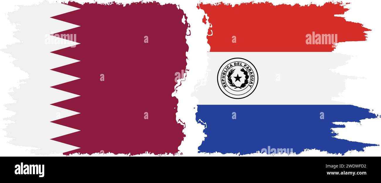 Qatar paraguay flag hi-res stock photography and images - Alamy