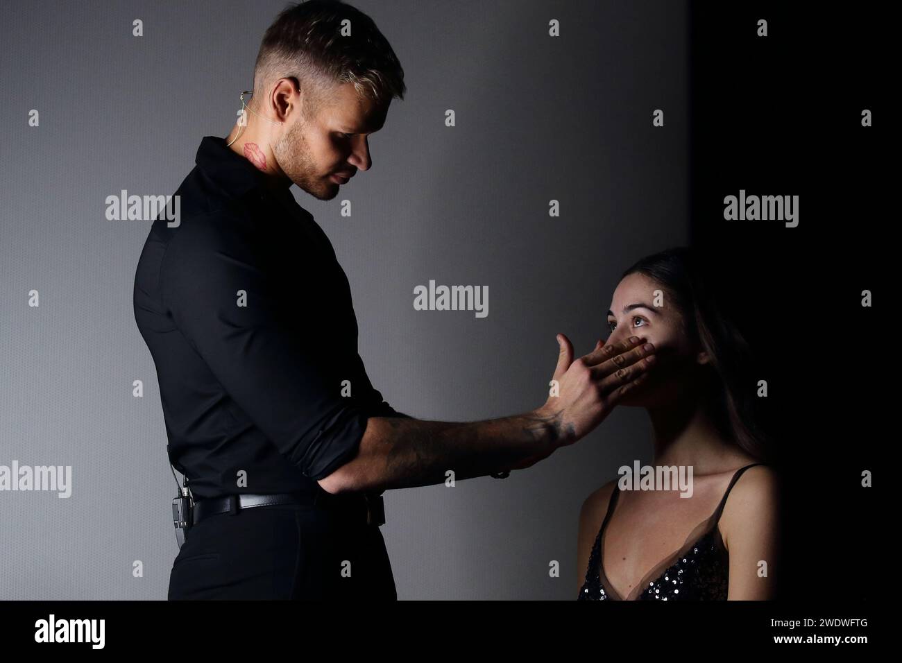 January 22 2024 - International Make-Up artist STEFAN SUBOTIC during ...