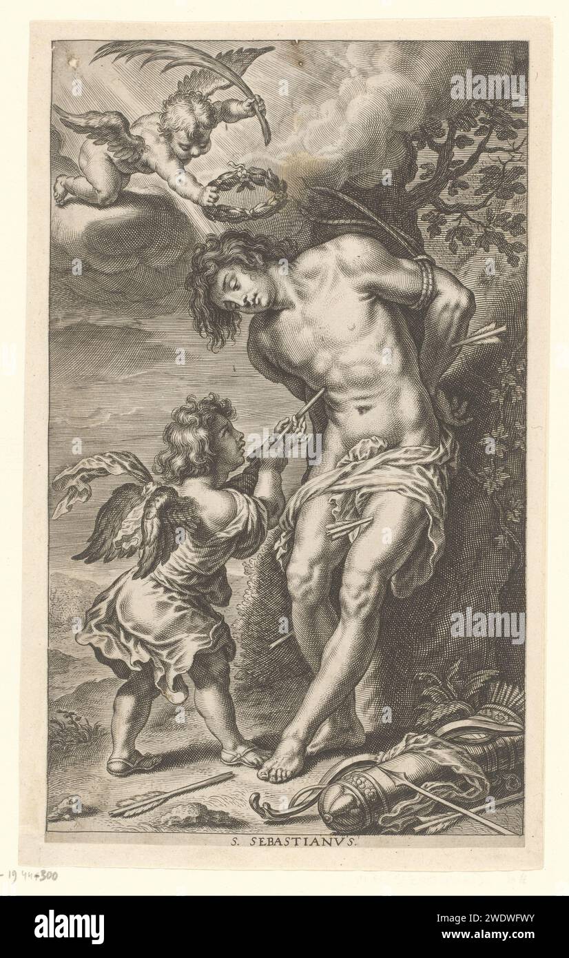 H. Sebastiaan, anonymous, after Paulus Pontius, after Gerard Seghers, c ...