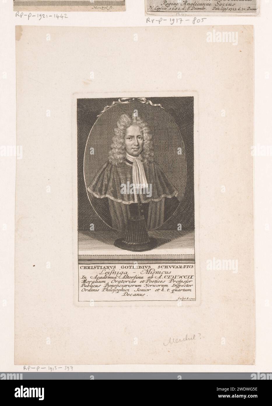 Christian gottlieb schwarz hi-res stock photography and images - Alamy