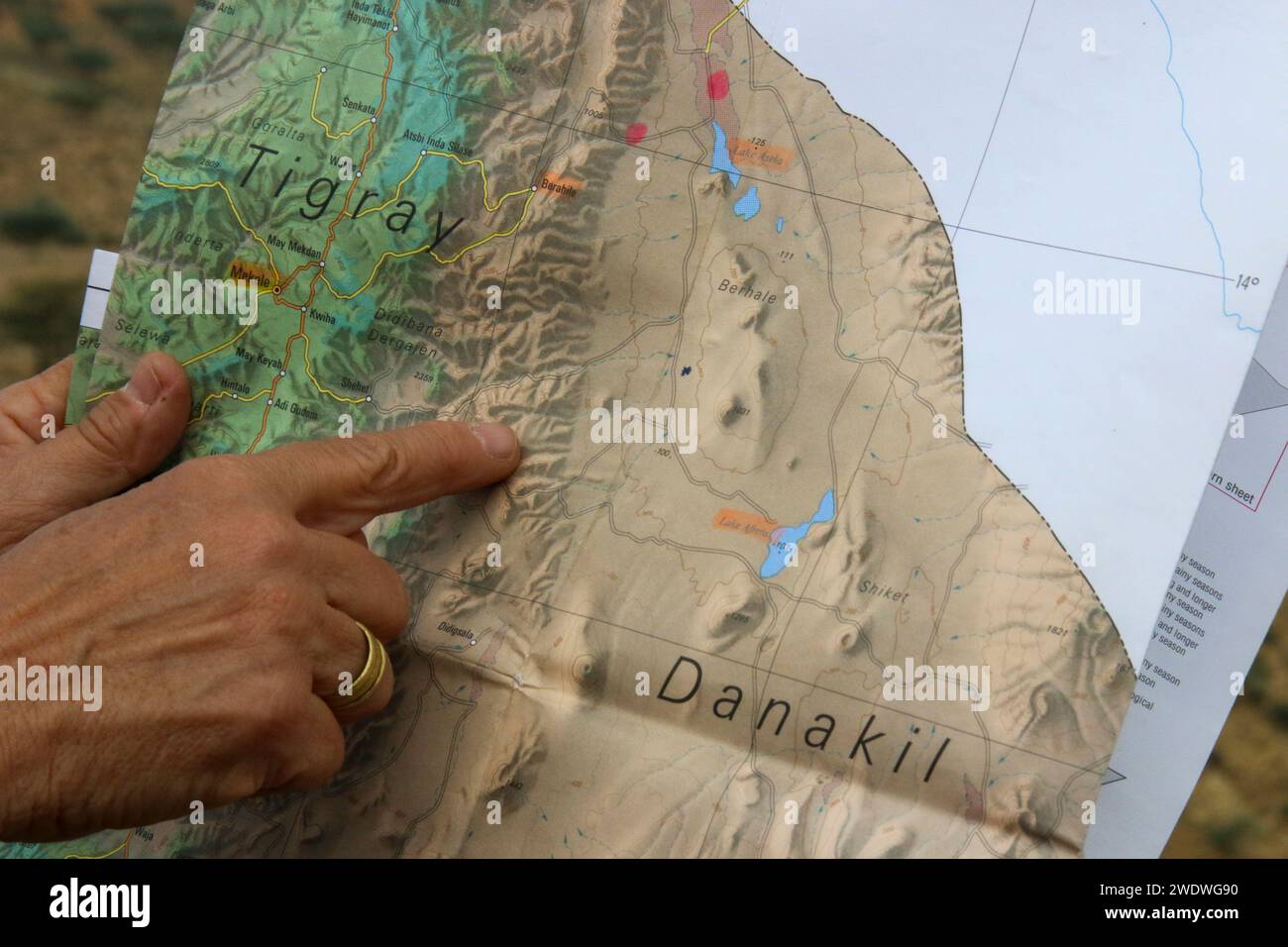 Map of eritrea hi-res stock photography and images - Alamy