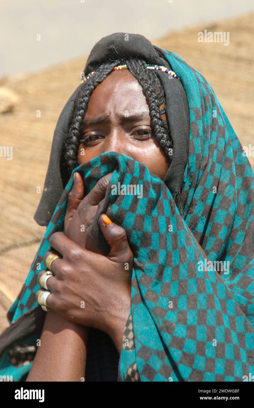 Afar people residents of the The Danakil Desert (or Afar Desert) a ...