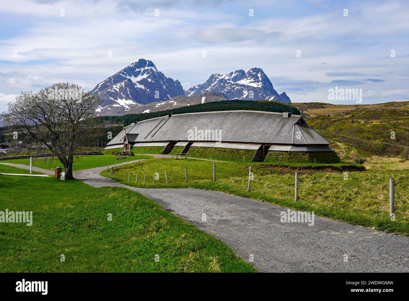 Norway, Lofoten, Viking museum in Borg Stock Photo - Alamy
